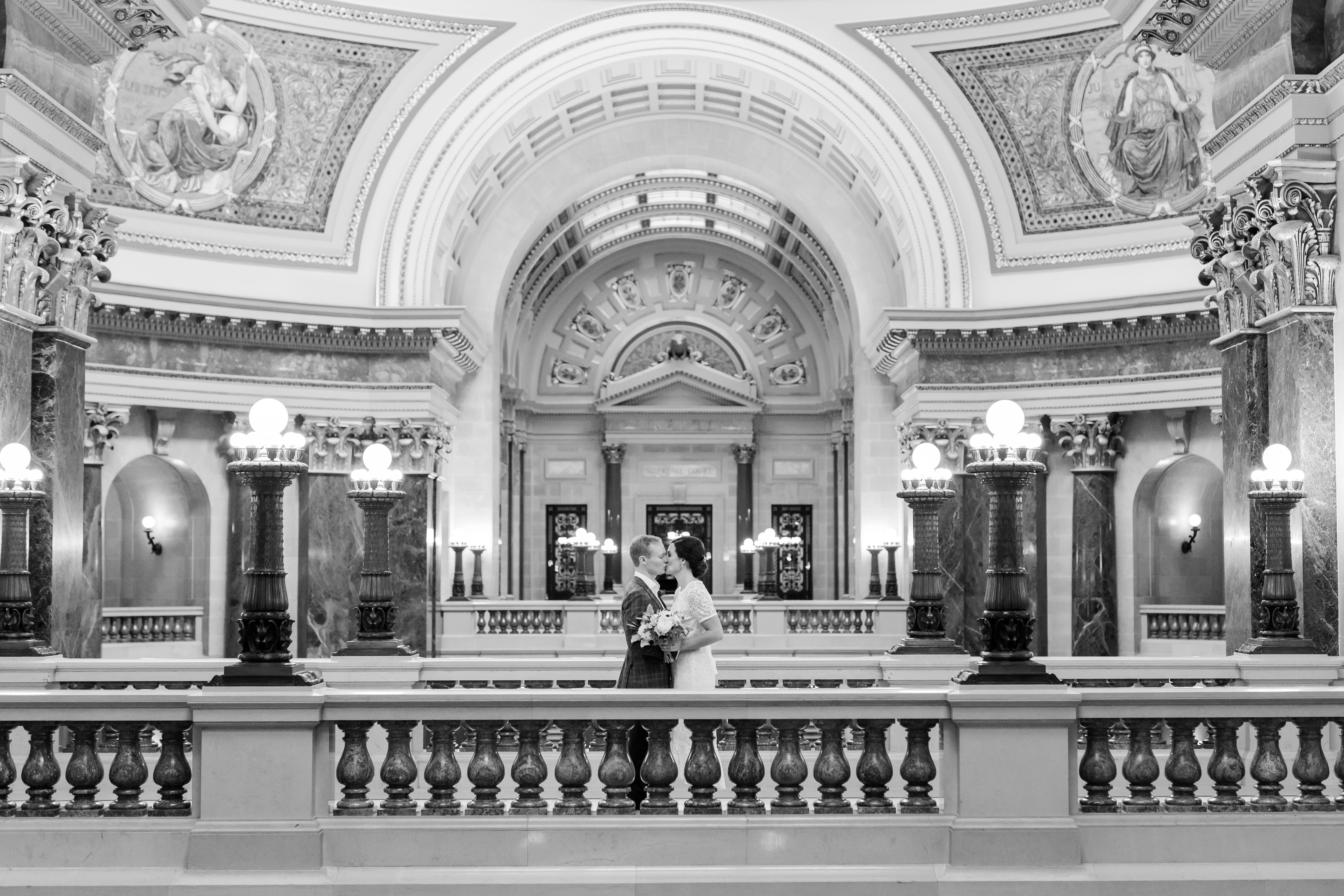 Rusty & Trish | An Intimate Wedding Ceremony at The Wisconsin State ...