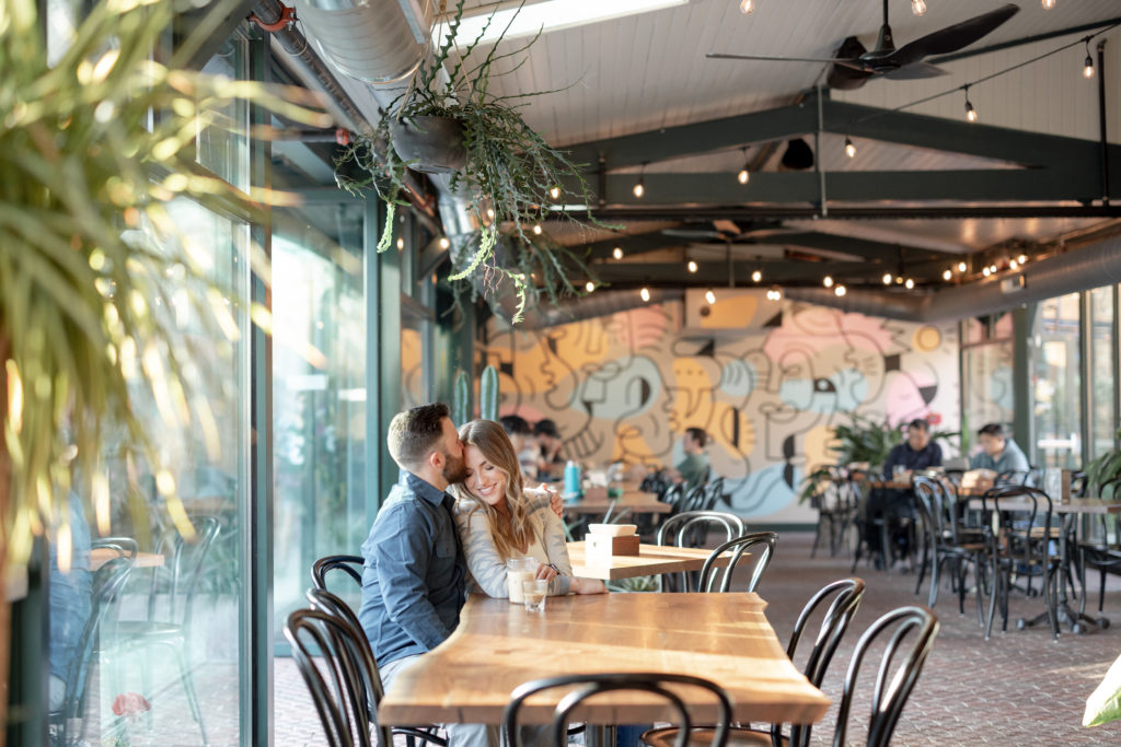 Jon & Morgan | A City Engagement Session at Bandit Tacos & The Memorial ...